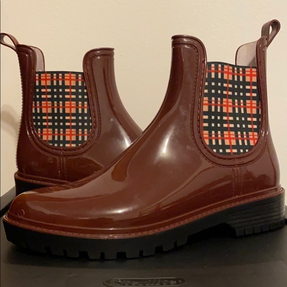 Shoes | Red With Plaid Design Boots | Poshmark